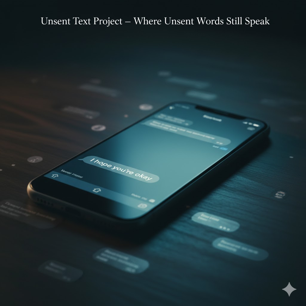 The Unsent Text Project – Share Texts You Never Sent